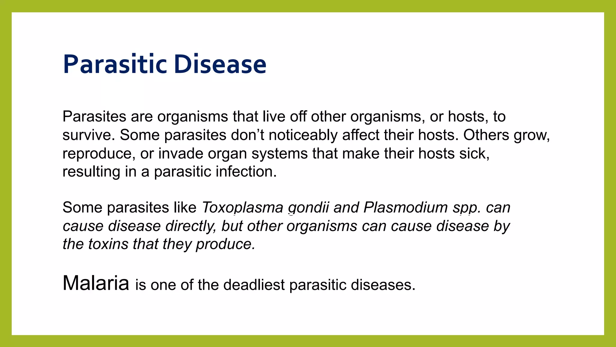 Human Parasitic Disease | PPTX