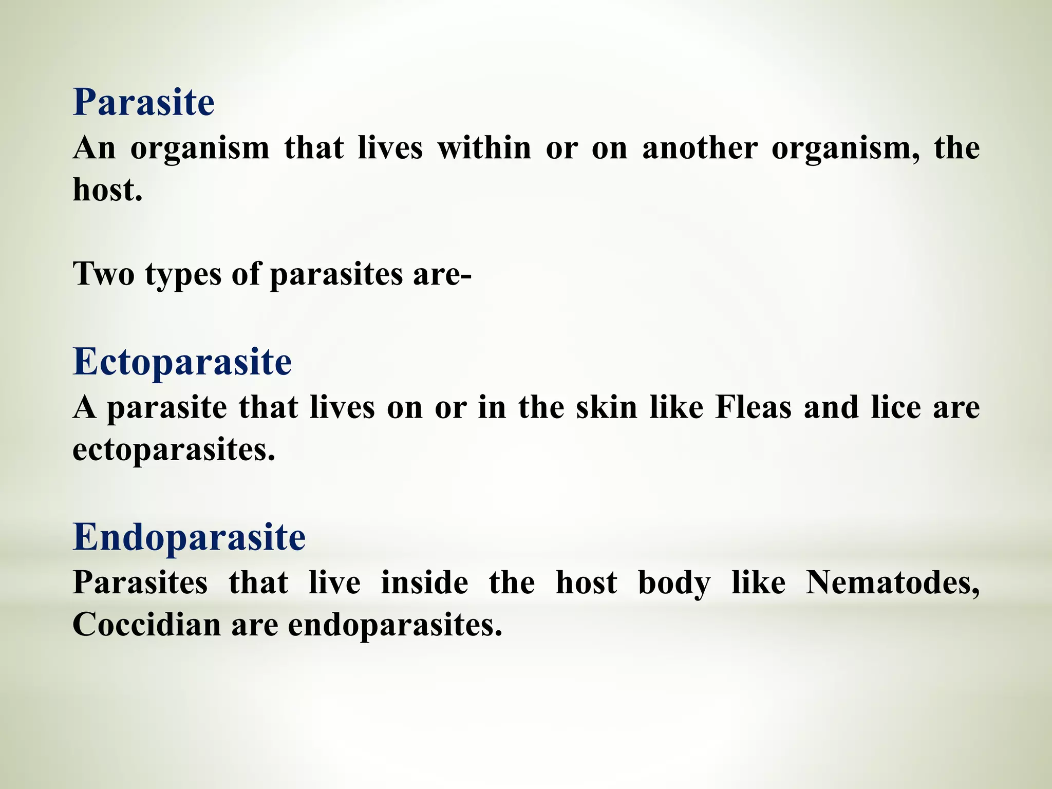 Parasitic disease in wild animals | PPTX