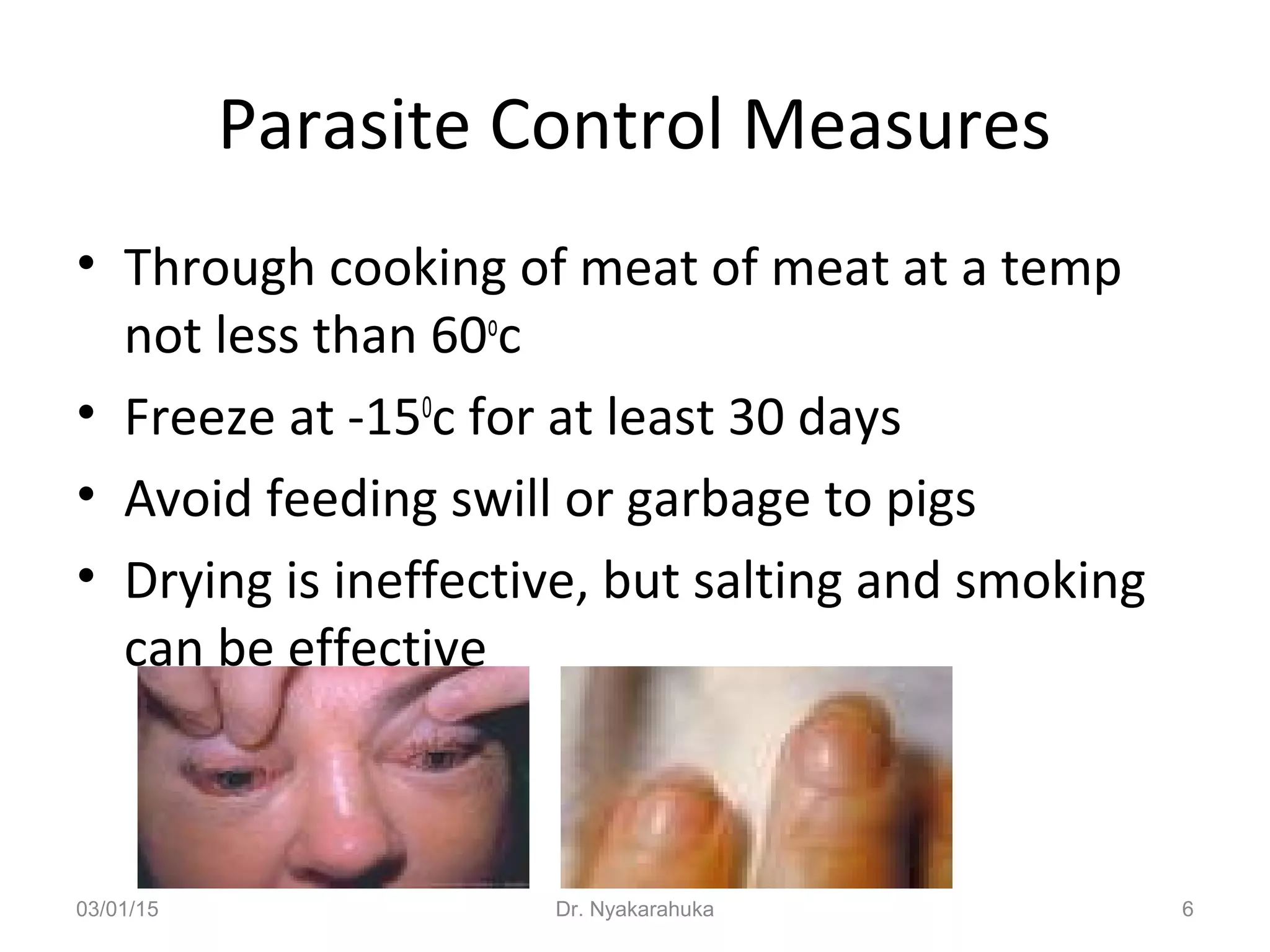 Parasitic diseases important_in_meat_inspection | PPT