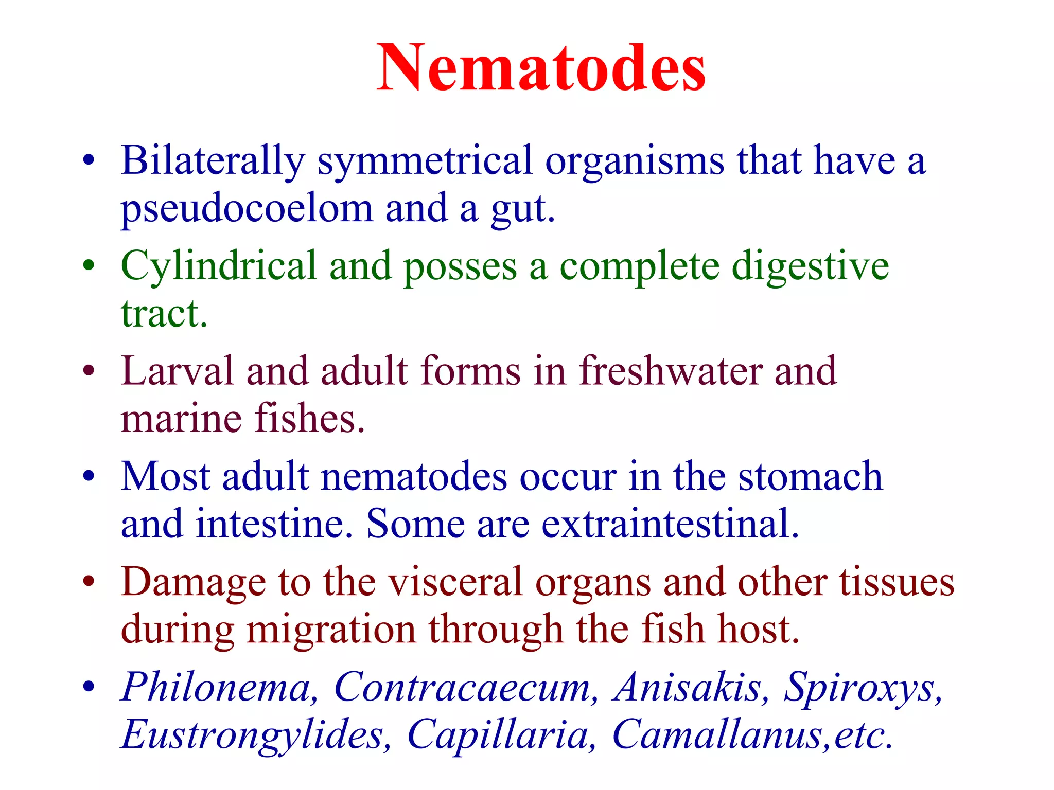 Parasitic diseases of fish | PDF