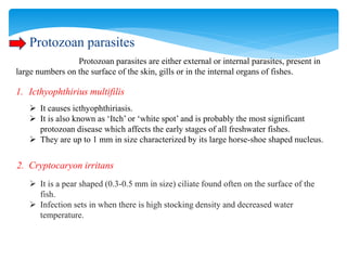 PARASITIC DISEASES OF FISHES.pptx