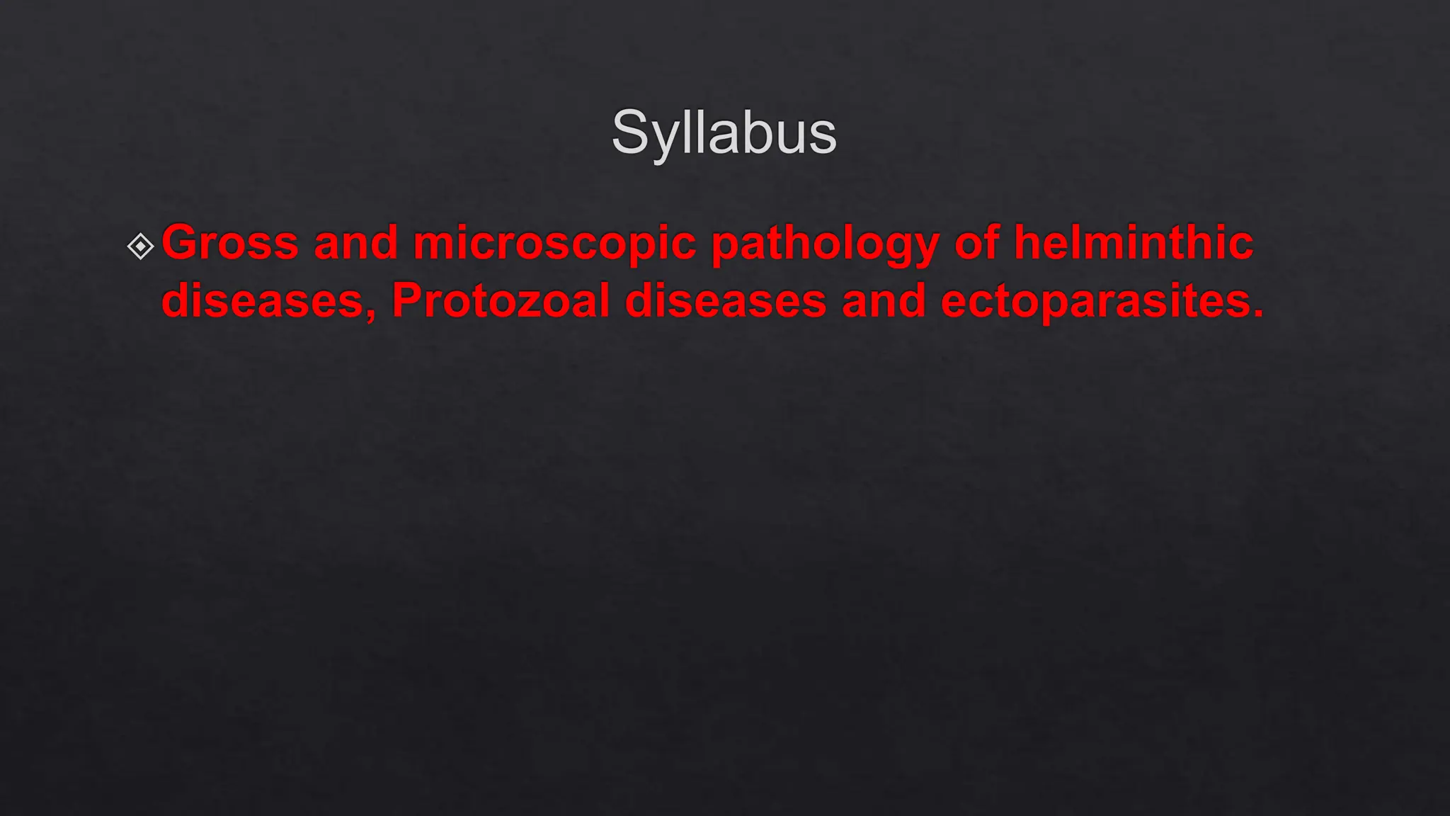 Pathology of parasitic diseases of poultry.pptx