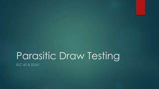 Parasitic draw testing | PPT