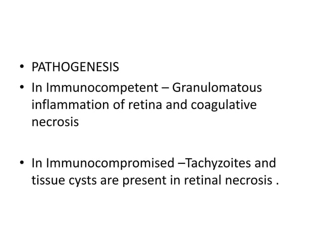 Parasitic infections of retina | PPTX | Eye and Vision Conditions ...