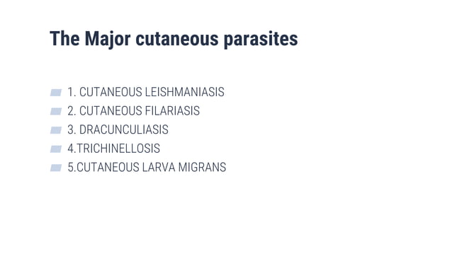 Parasitic Infections of Skin, Soft tissue and musculoskeletal system dr ...