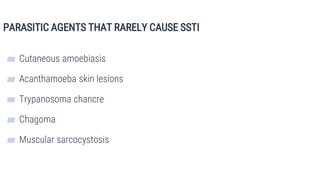 Parasitic Infections of Skin, Soft tissue and musculoskeletal system dr ...