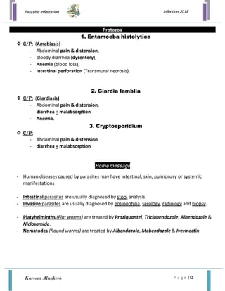 Parasitic Infestation; Pediatrics 2018 | PDF | Infectious Diseases ...