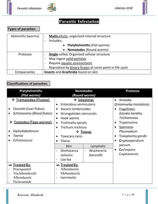 Parasitic Infestation; Pediatrics 2018 | PDF