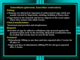 Parasitic infestation june 2020 | PPT | Digestive Disorders | Diseases ...