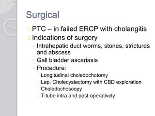 Parasitic infestations of the biliary tract | PPTX