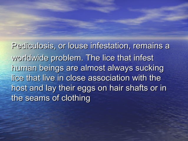 Parasitic skin infestation | PPT