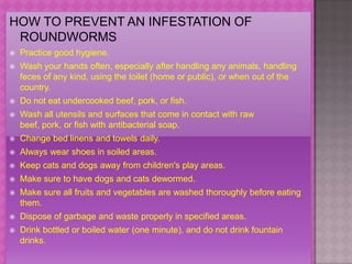 Parasitic worms or helminth senglish | PPTX