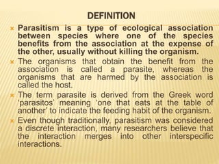 Parasitism | PPTX