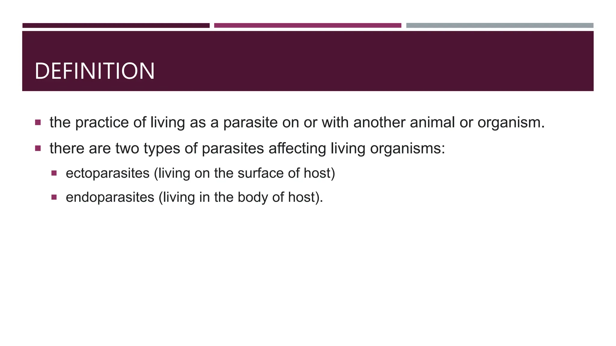 Parasitism for ess topic presentation IB | PPTX