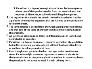 PARASITISM AND PREDATION ENVIRONMENTAL MICROBIOLOGY | PPTX