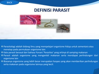 Parasit kelompok 4 kelas A | PPTX