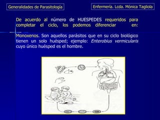 Parasitología i | PPT