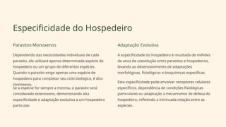 Slide para uma de parasitologia básica.. | PPTX