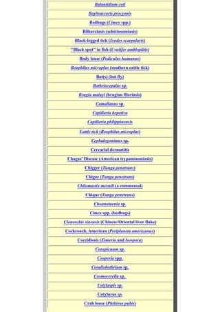 [Parasitologia] atlas de parasitologia color (en) | PDF