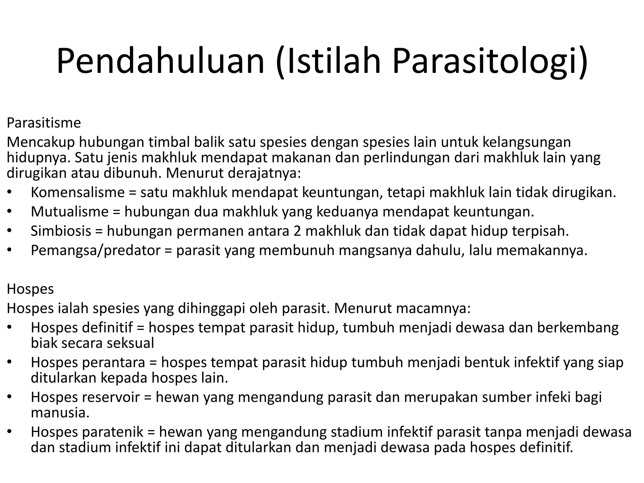 Parasitologi. Nematoda | PPTX