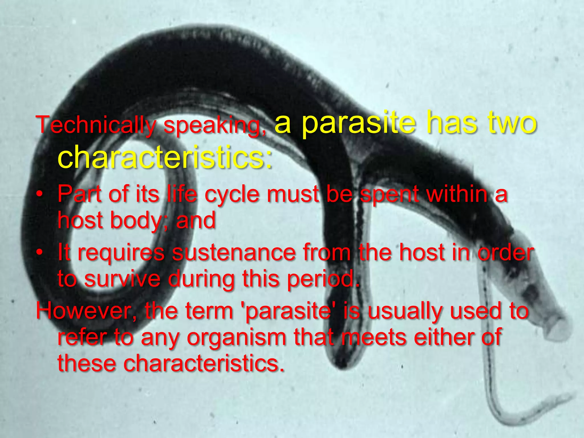 Parasitology | PPTX