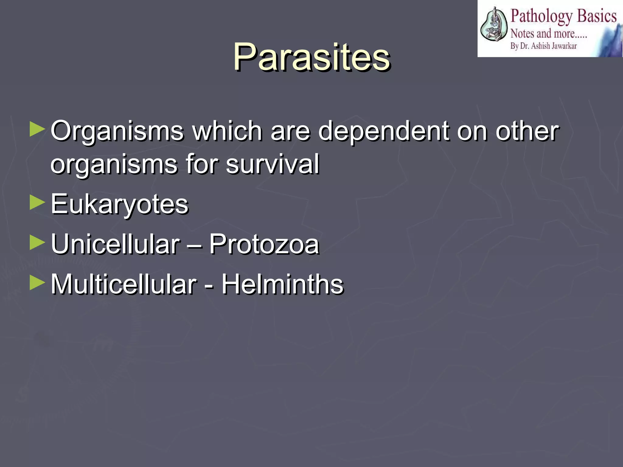 Parasitology | PPT