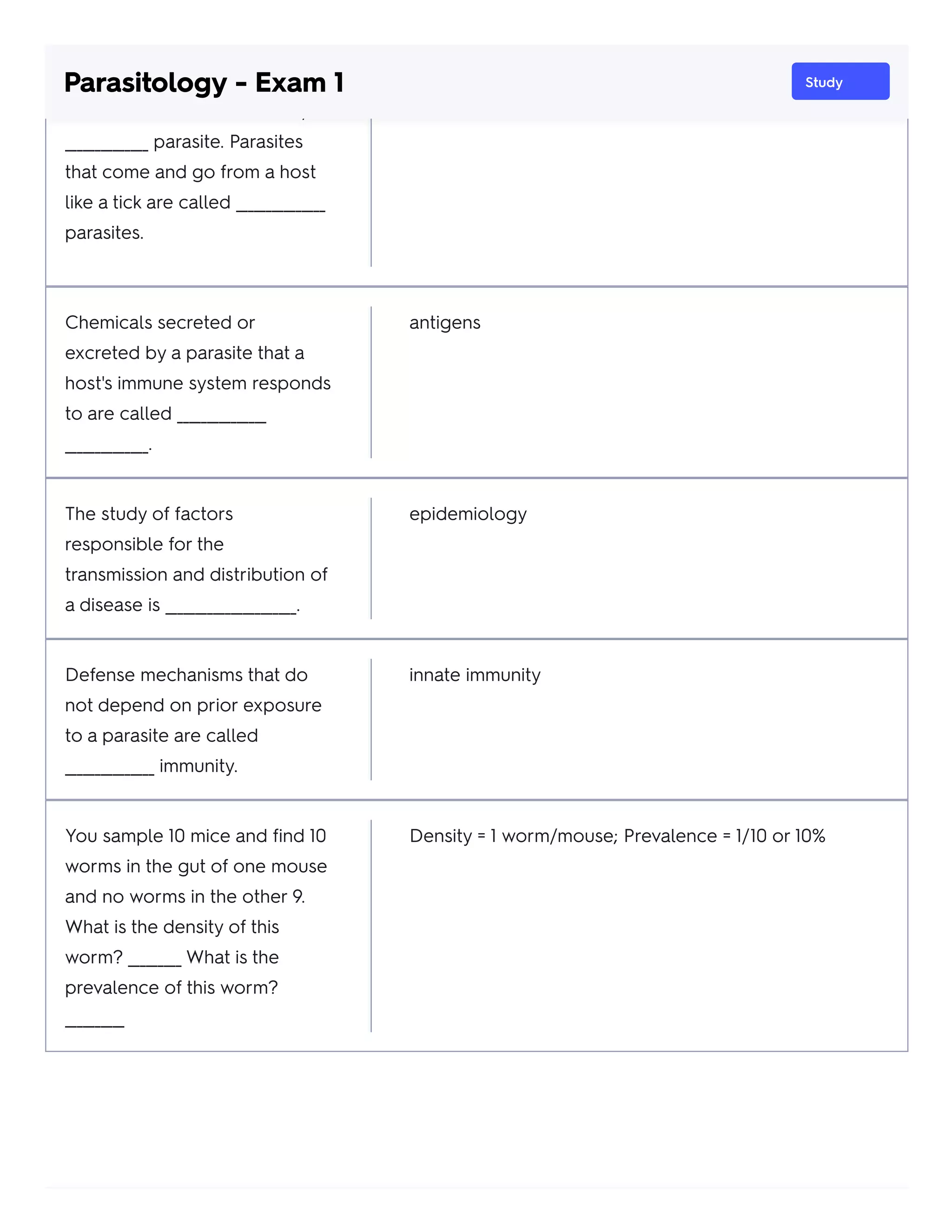 Parasitology - Exam 1 Flashcards _ Quizlet.pdf