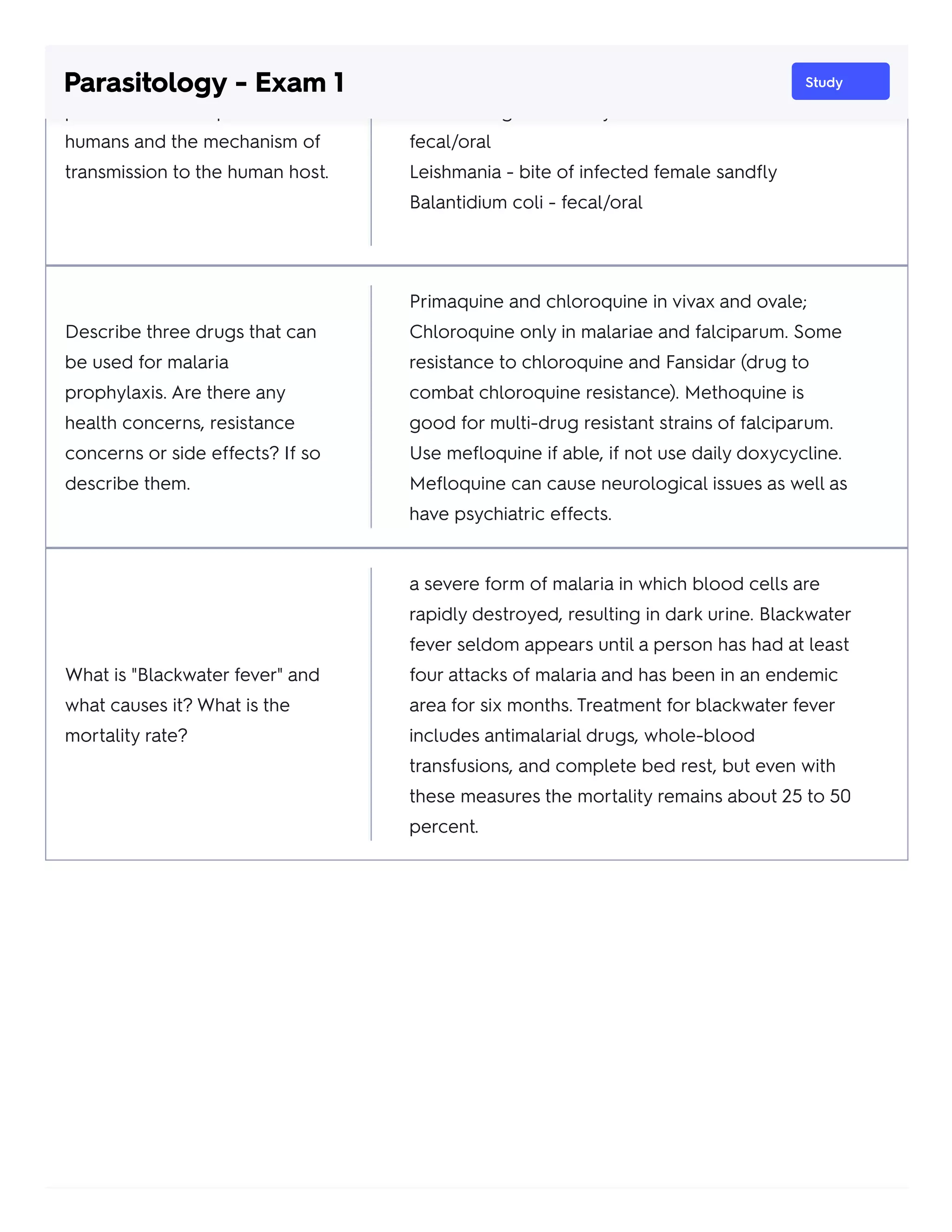 Parasitology - Exam 1 Flashcards _ Quizlet.pdf