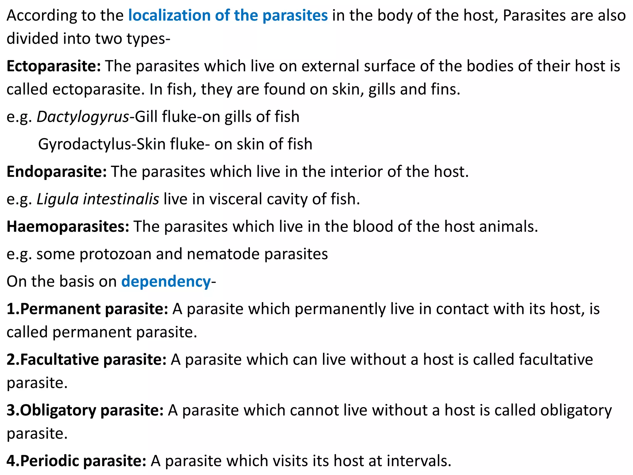 Fish Parasitology | PPTX