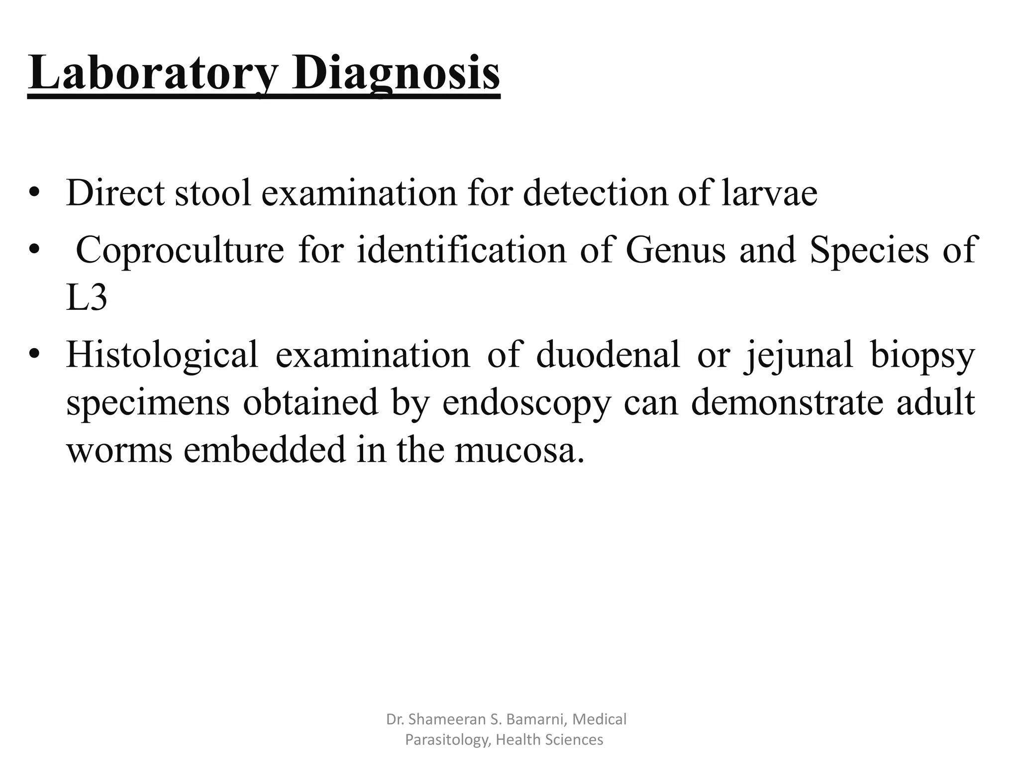 Parasitology: Hook worm and Stronglyoides stercoralis | PDF