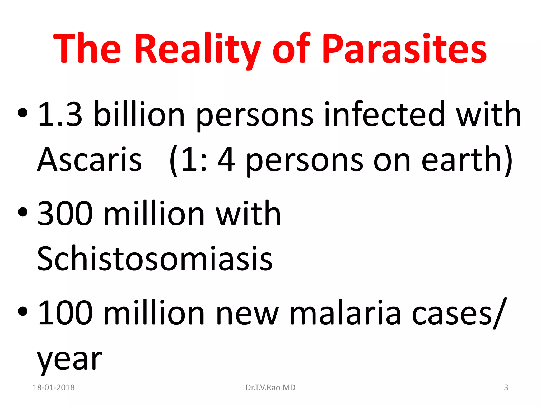 Parasitology Basic Identification methods | PPTX