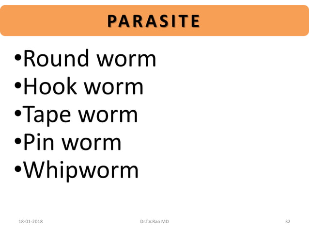 Parasitology Basic Identification methods | PPTX | Infectious Diseases ...