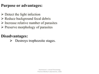 Parasitology practice 2/Health Sciences | PDF