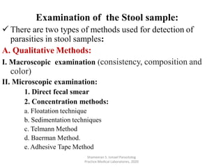 Parasitology practice 2/Health Sciences | PPT
