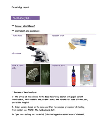 Parasitology report | PDF