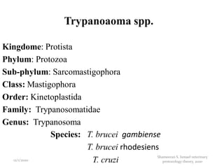 Trypanosomiasis | PDF