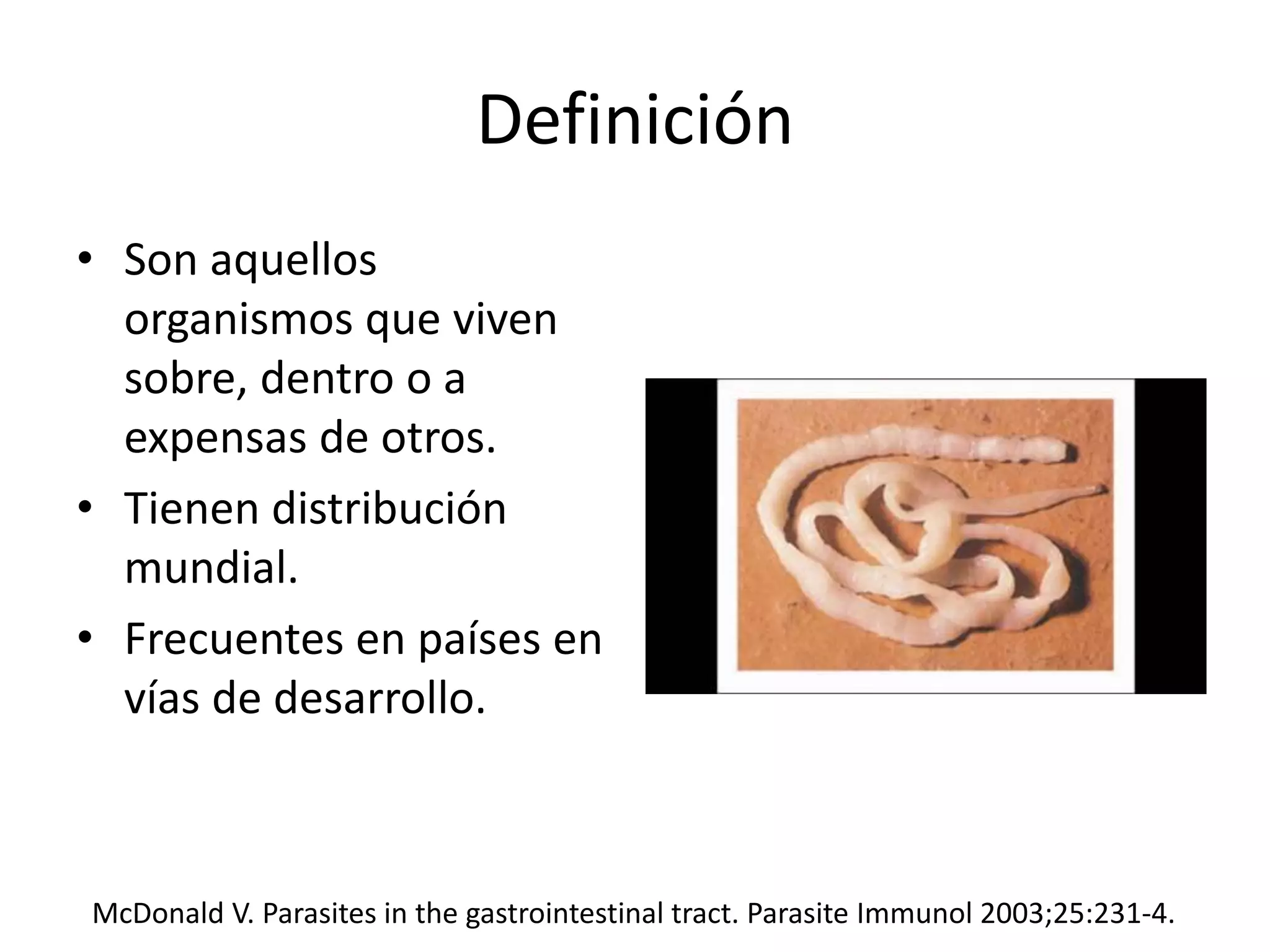 Parasitosis intestinal | PPT