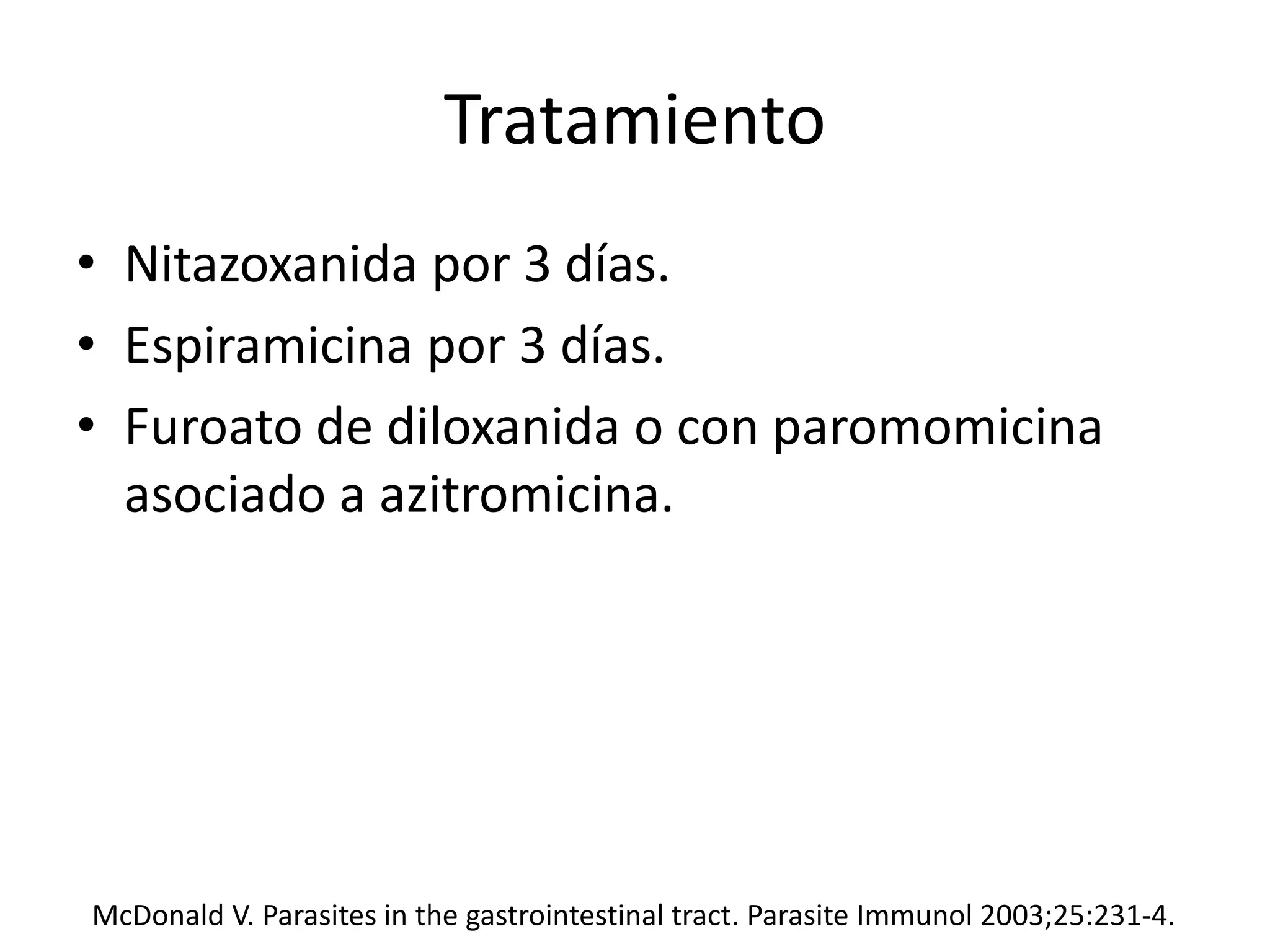 Parasitosis intestinal | PPT