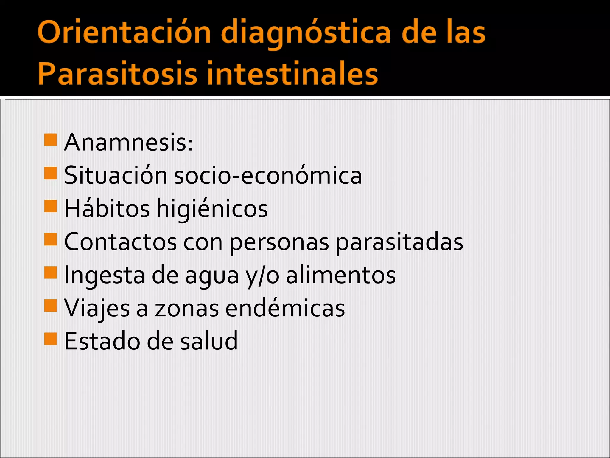 Parasitosis intestinales | PPT | Infectious Diseases | Diseases and ...