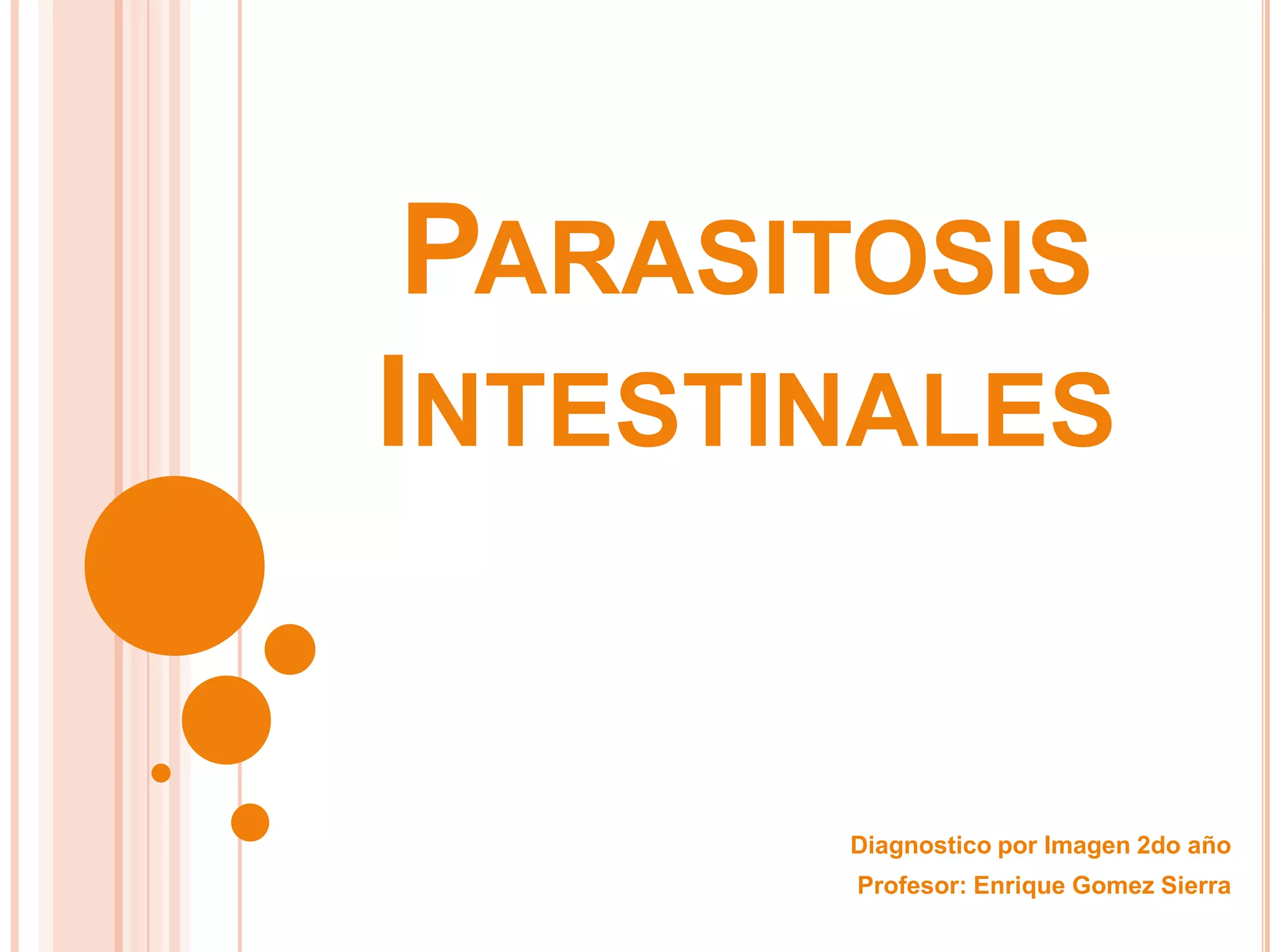 Parasitosis intestinales | PPTX
