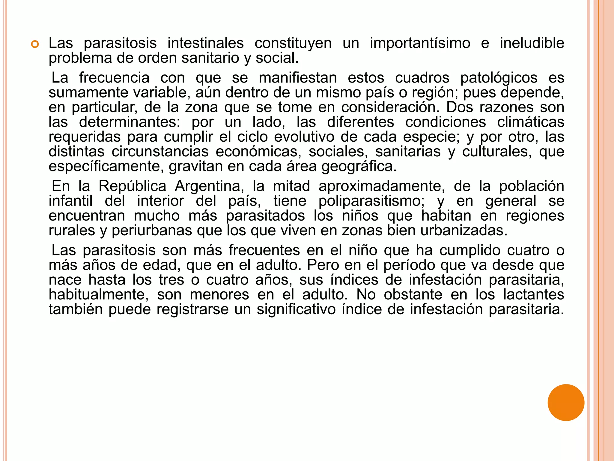 Parasitosis intestinales | PPTX