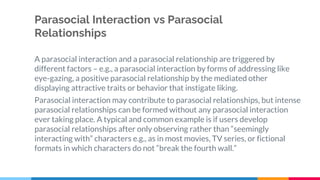 Parasocial Interactions and Parasocial Relationships .pptx