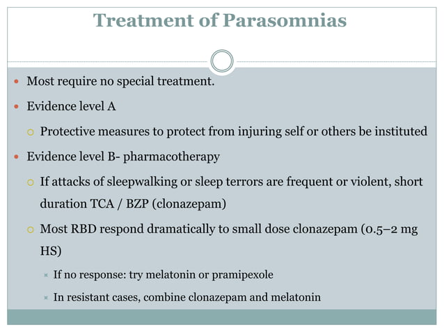 Parasomnias | PPTX