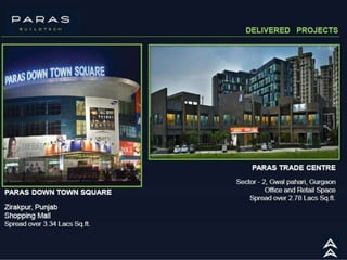 Paras one 33 sector 133 noida | PPTX