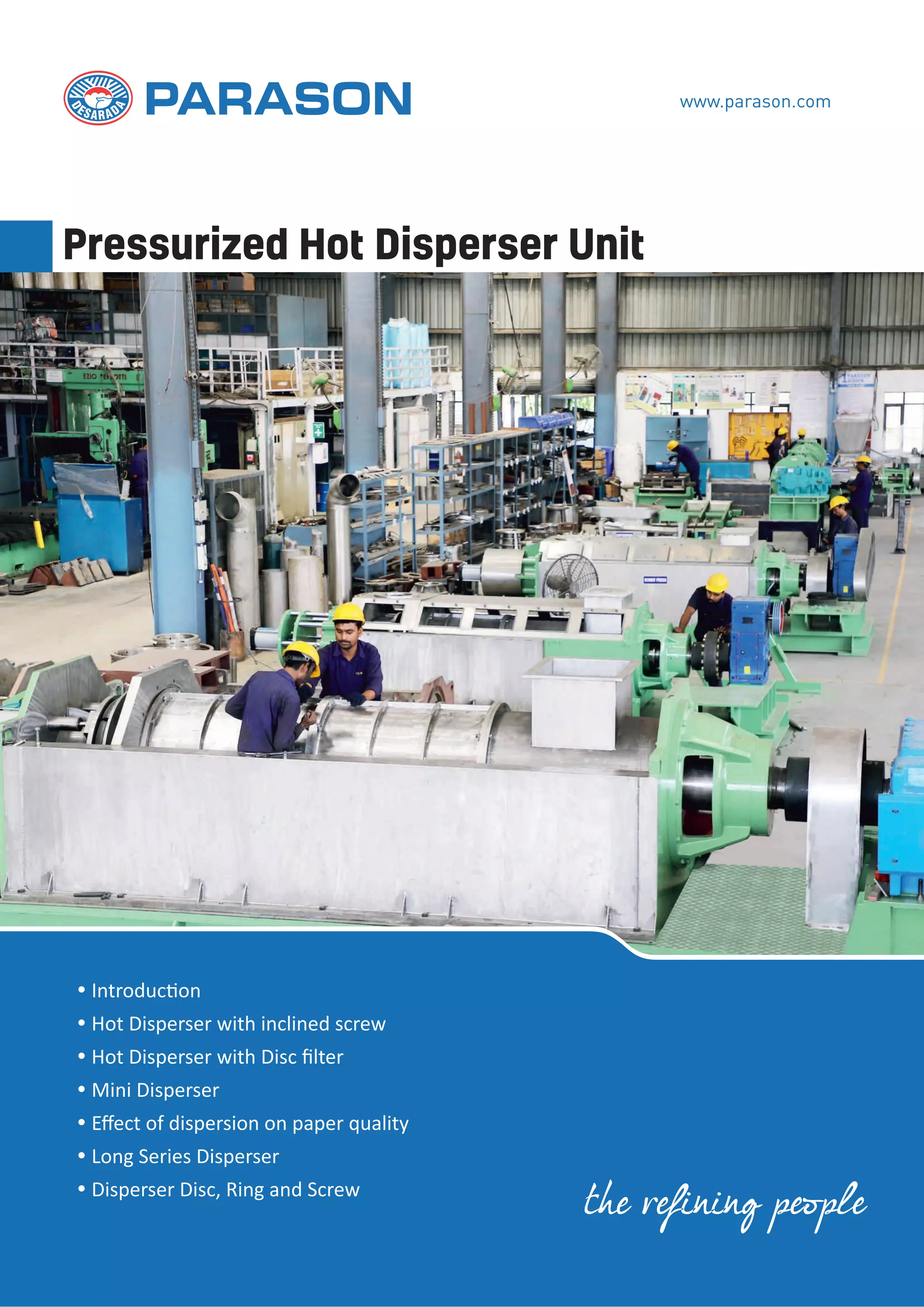 Buy The Hot Disperser To Get Best Quality Pulp For Your Paper Mill | PDF