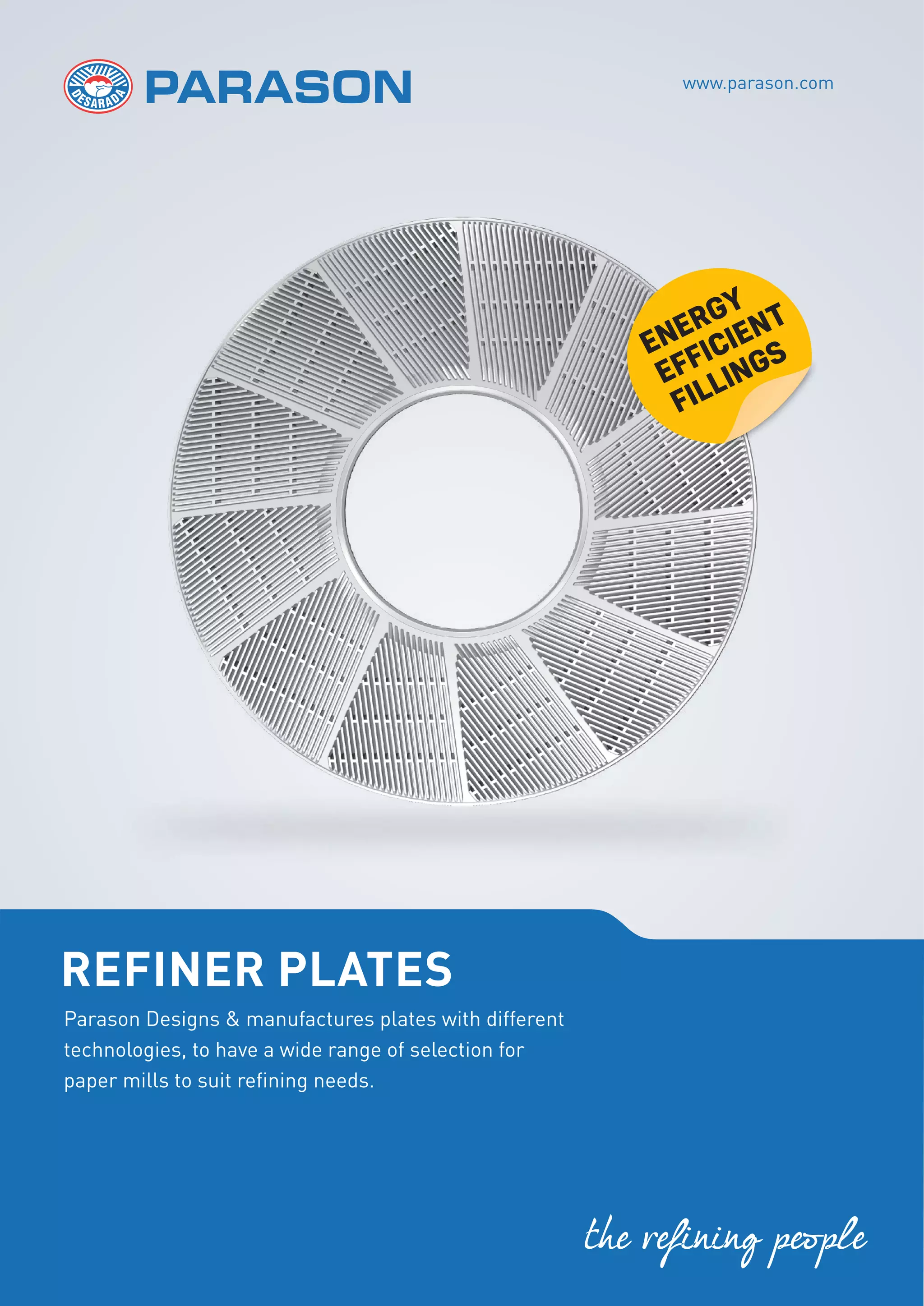 Buy Best Quality Refiner Plates and Fillings For Your Paper Machines | PDF
