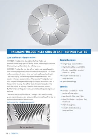 Buy Best Quality Refiner Plates and Fillings For Your Paper Machines | PDF