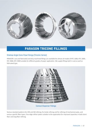 Buy Best Quality Refiner Plates and Fillings For Your Paper Machines | PDF