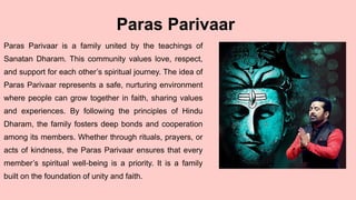 Paras Parivaar Celebrating Hindu Faith & Unity | PPTX