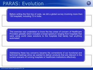 PARAS HMIS: A Patient Centric Comprehensive & Integrated Healthcare ...